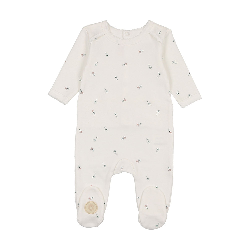Plush Print Girls' Footie – Mon Trésor Bebe